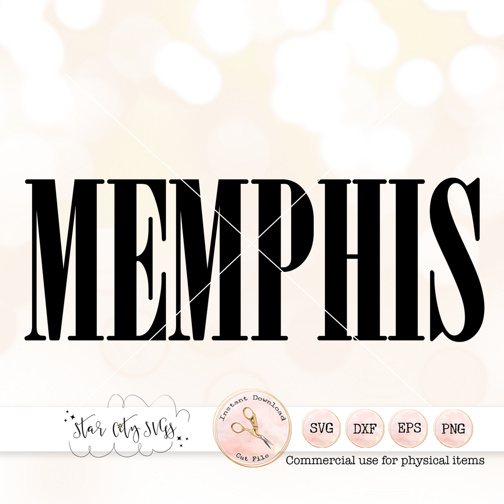 Memphis SVG – StarCityCo